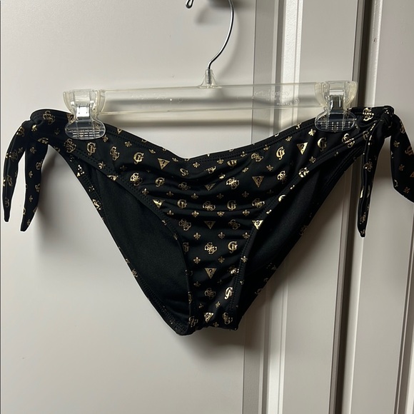 G By Guess Swim Guess Black Gold Bikini Bottoms M Poshmark